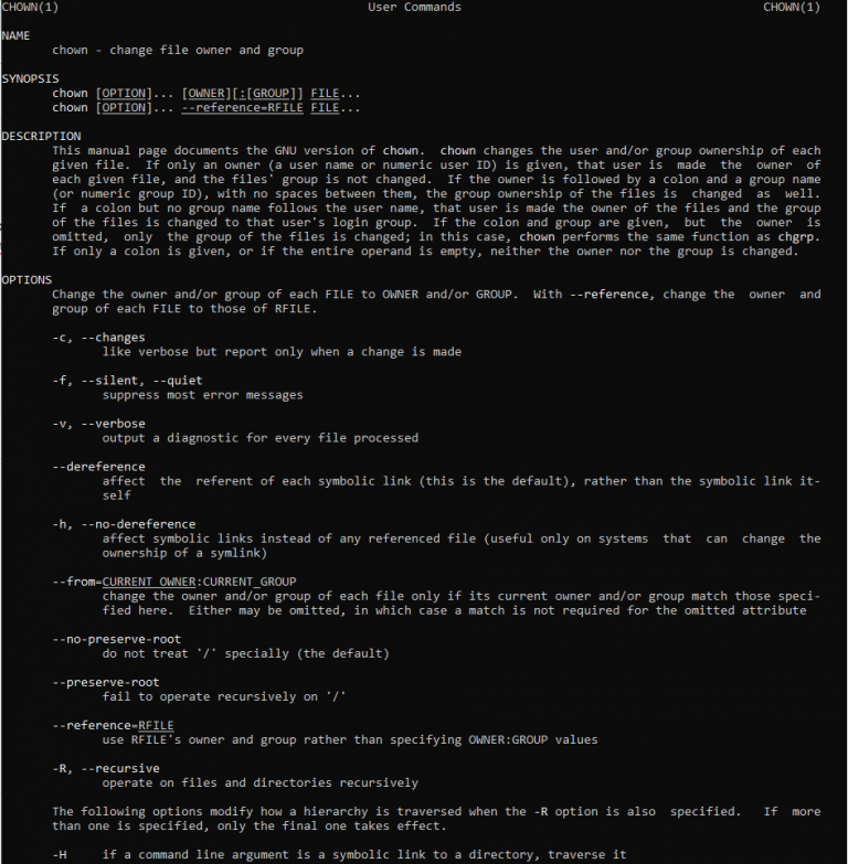 chown command in linux - Linux Operating System Better 2024